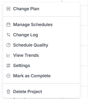 Navigating the Project List (Essentials)