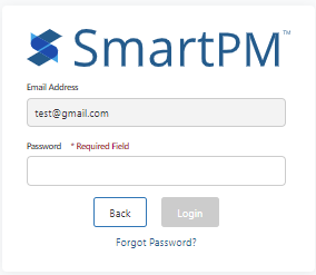 Logging Into SmartPM